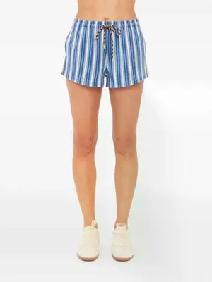 The Upside Palmas Helena Striped Shorts