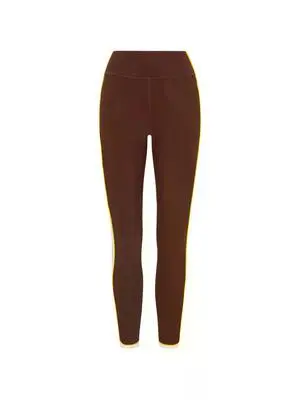 The Upside Rhythm Side-stripe Leggings - Brown