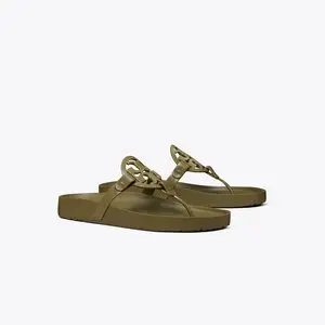 Tory Burch Miller Cloud Light Thong Sandals - Grass Green