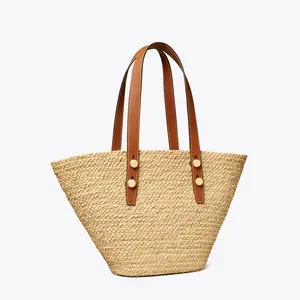 Tory Burch Romy Basket Tote - Natural