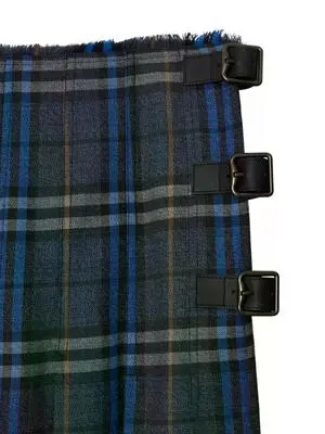 Burberry Check Midi Skirt