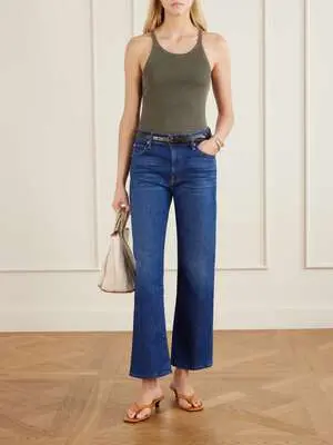 MOTHER Lil Kick It High-rise Straight-leg Jeans