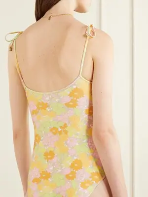 Chloé Floral Print One-piece Swimsuit