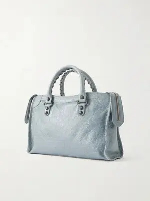 Balenciaga Le City Small Embellished Tote - Blue