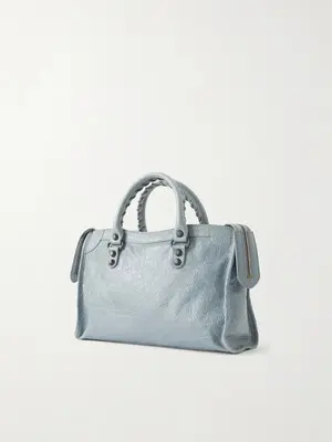 Balenciaga Le City Small Embellished Tote - Blue