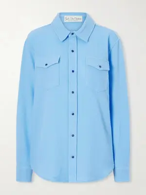 GOD’S TRUE CASHMERE Lagoon Cashmere Shirt