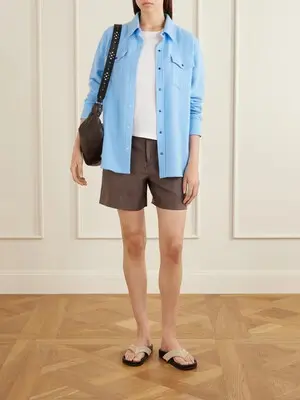 GOD’S TRUE CASHMERE Lagoon Cashmere Shirt