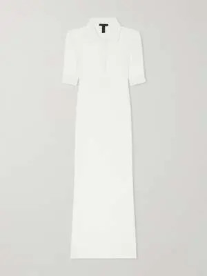 Kiki De Montparnasse Crocheted Silk Coverup Ivory
