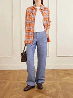 GOD’S TRUE CASHMERE God's True Cashmere Checked Cashmere Shirt