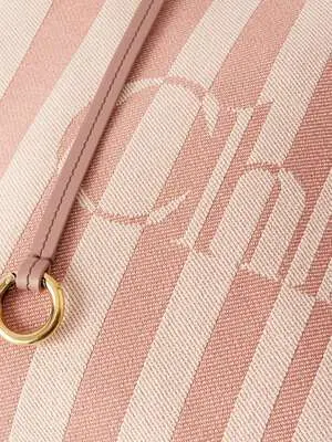 Chloé Striped Canvas Shoulder Bag