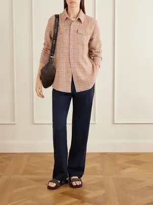 GOD’S TRUE CASHMERE God's True Cashmere Checked Cashmere Shirt