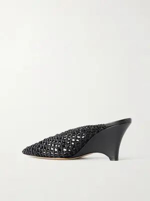 Le Monde Beryl Victoria Woven Leather Mules