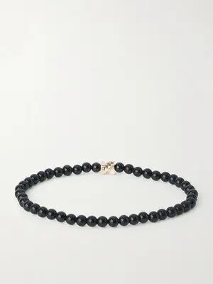 Luis Morais 14-karat Gold, Ruby, And Sapphire Bead Bracelet