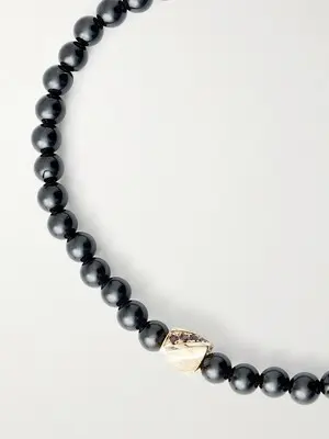 Luis Morais 14-karat Gold, Ruby, And Sapphire Bead Bracelet