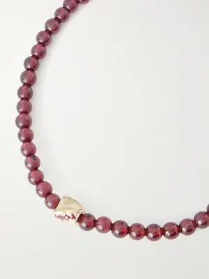 Luis Morais 14k Gold Ruby And Sapphire Bracelet