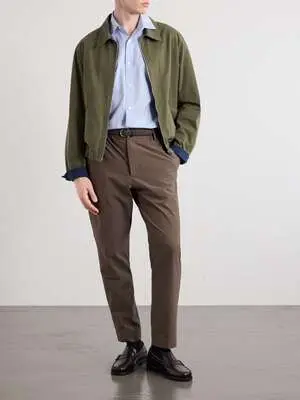 Nn07 Billie 10038 Straight-leg Seersucker Drawstring Trousers