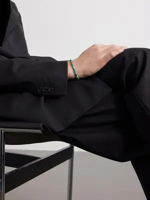 Luis Morais 14-karat Gold, Turquoise And Diamond Bracelet