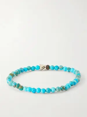 Luis Morais 14-karat Gold, Turquoise And Diamond Bracelet