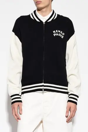Kenzo Zip-up Varsity Cardigan