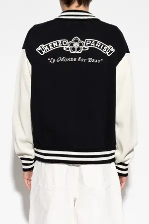 Kenzo Zip-up Varsity Cardigan