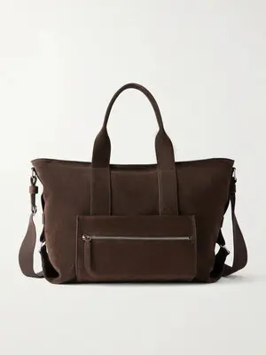 METIER Métier Racer Suede Tote Bag - Brown