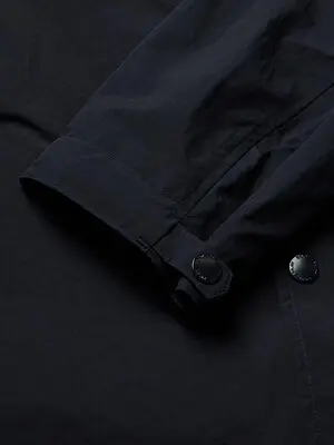 Nn07 Recycled Shell Snap-front Jacket - Blue