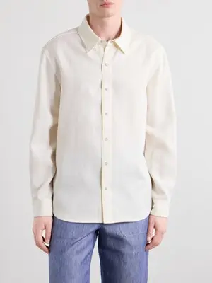 GOD'S TRUE CASHMERE Linen-twill Shirt
