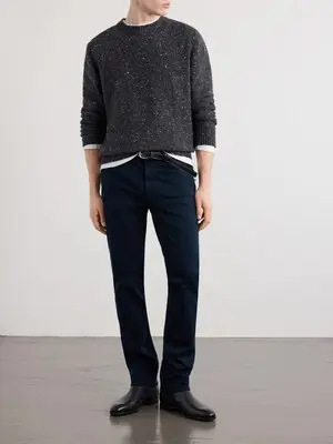 FRAME Modern Straight Leg Twill Trousers