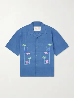 KARDO Rohit Embroidered Cotton Shirt