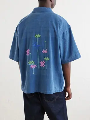 KARDO Rohit Embroidered Cotton Shirt