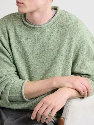 Folk Slouch Knitted Sweater