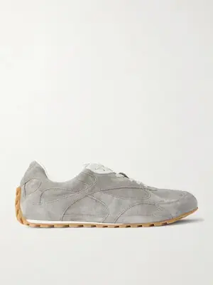 Bottega Veneta Orbit Suede Sneakers - Gray