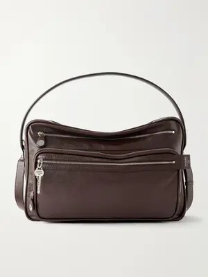 Acne Studios Camero Camera Leather Messenger Bag - Brown