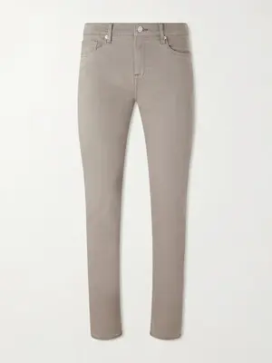 FRAME L'homme Slim-fit Stretch Lyocell-blend Trousers