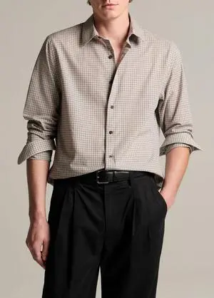 Vince Condor Plaid Cotton Button-front Shirt