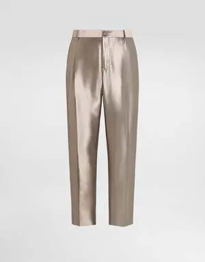 Dolce & Gabbana Silk Shantung Trousers