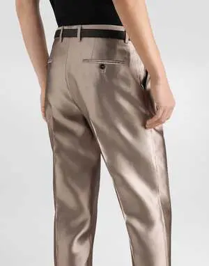 Dolce & Gabbana Silk Shantung Trousers