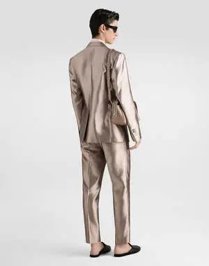 Dolce & Gabbana Sicilia Light Single-breasted Silk Shantung Jacket