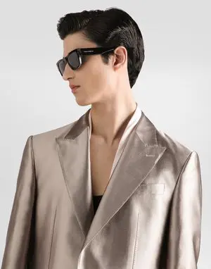 Dolce & Gabbana Sicilia Light Single-breasted Silk Shantung Jacket