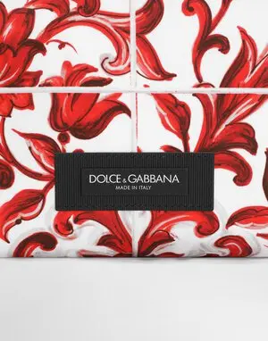 Dolce & Gabbana Majolica-print Poplin Handbag - Multicolor