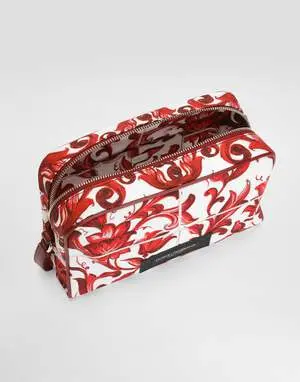 Dolce & Gabbana Majolica-print Poplin Handbag - Multicolor