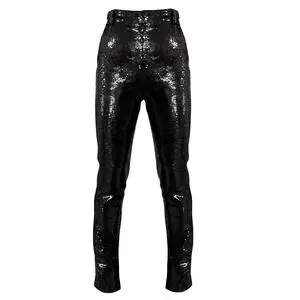 MAXJENNY Structured Sequin Pants