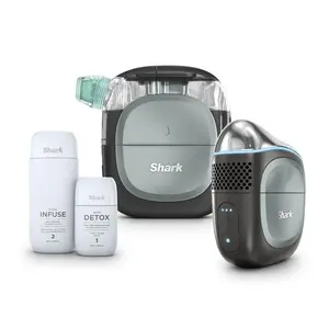 SHARK Facialpro Glow & Depuffi At-home Hydrating Facial System - Black