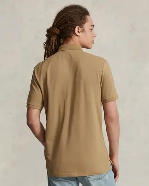 Polo Ralph Lauren Classic Fit Mesh Polo Shirt - Luxury Tan