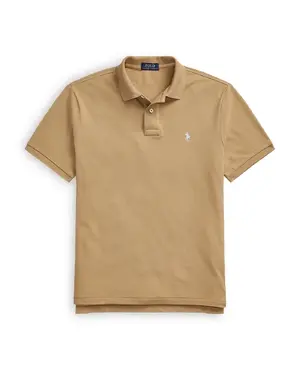 Polo Ralph Lauren Classic Fit Mesh Polo Shirt - Luxury Tan