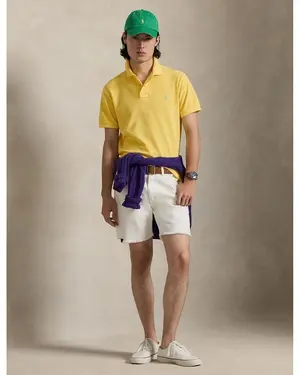 Polo Ralph Lauren Classic Fit Mesh Polo Shirt - Sunfish Yellow