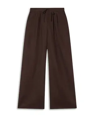 Whistles Wide Leg Linen Trousers