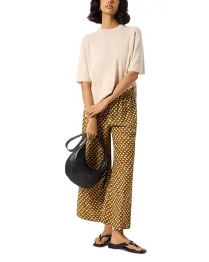 Whistles Ikat Spot Crop Trousers