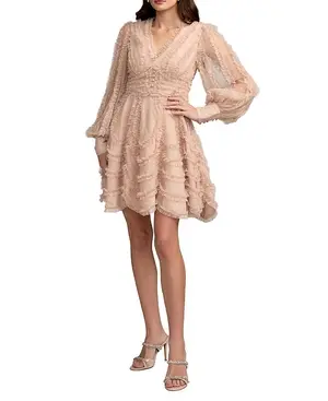 Bishop Sleeve Cocktail Dresses