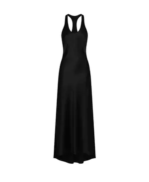 HEIRESS BEVERLY HILLS Deep Plunge Gown - Black
